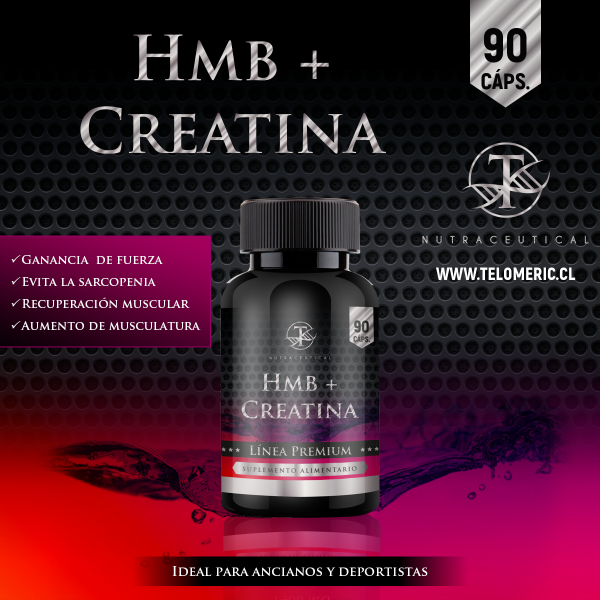 Hmb + Creatina (musculatura, Sarcopenia, Control De Peso) – Linea Premium